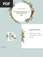 Agentes Térmicos en Fisioterapia: Termoterapia | PDF | Transferencia de ...
