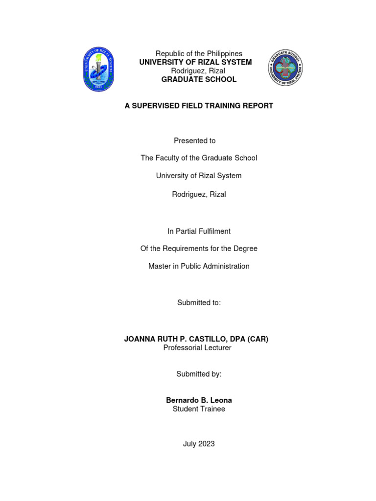 NARRATIVE REPORT Final For Bound | PDF | Leadership | Communication