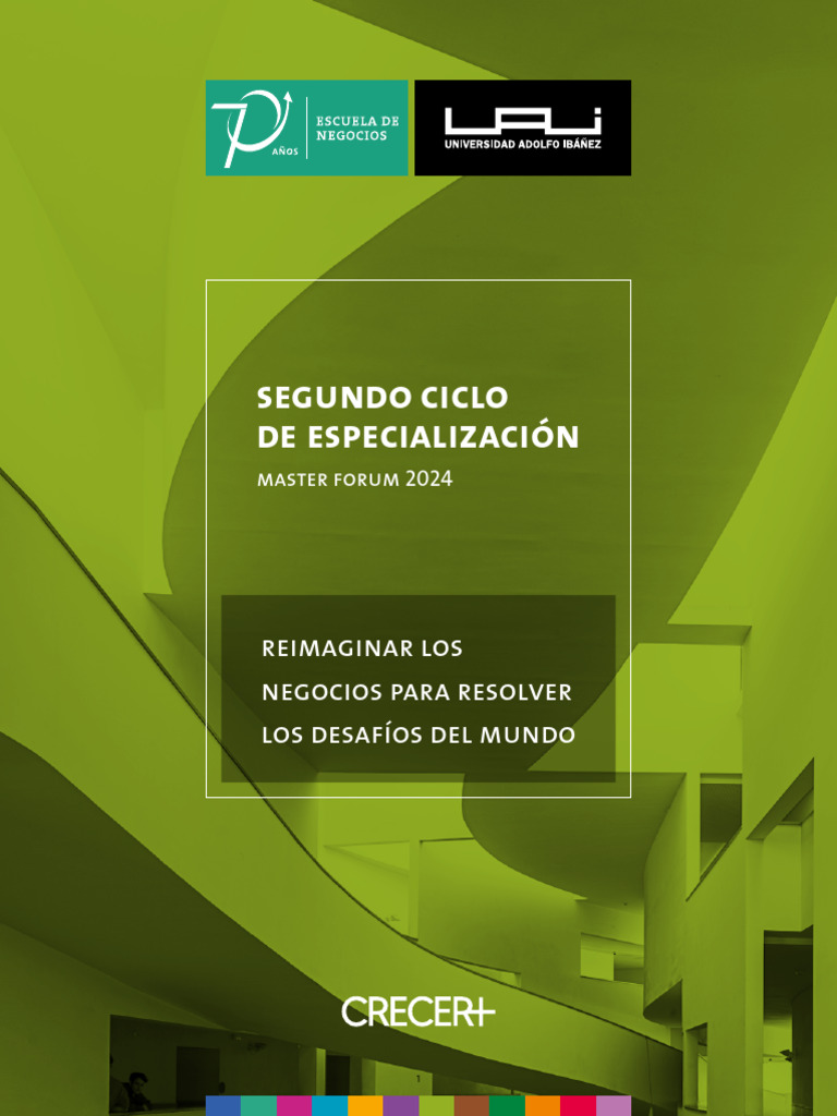 Master Forum 2024: Oportunidades de Especialización | PDF | Iniciativa ...