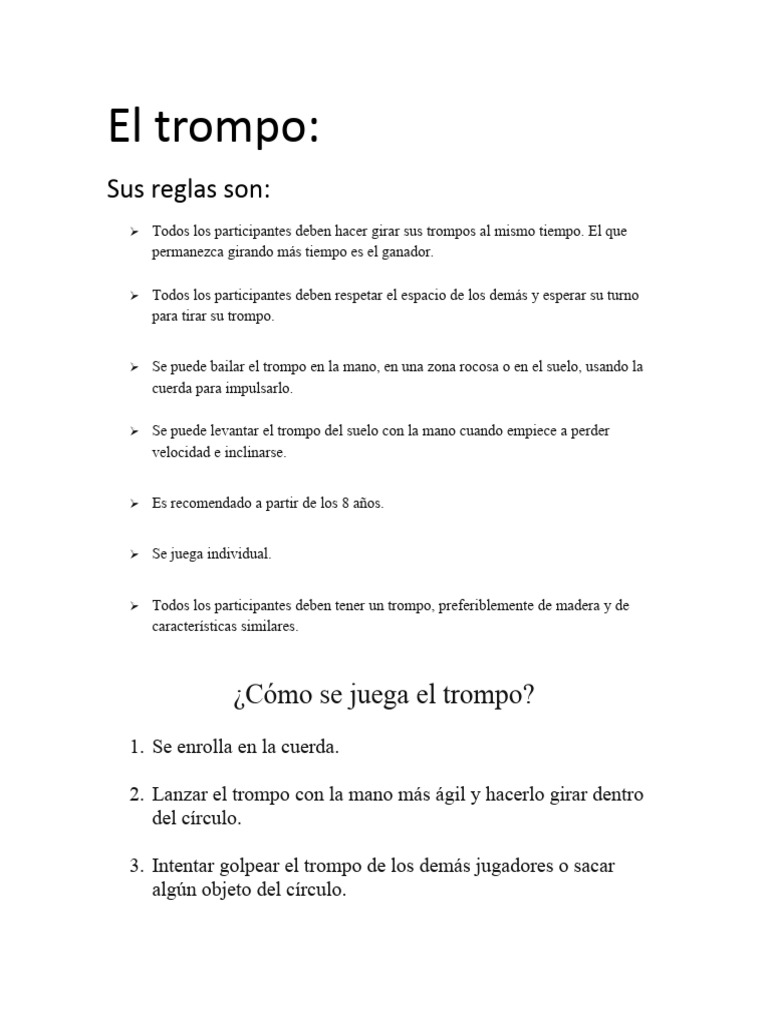 El Trompo | PDF