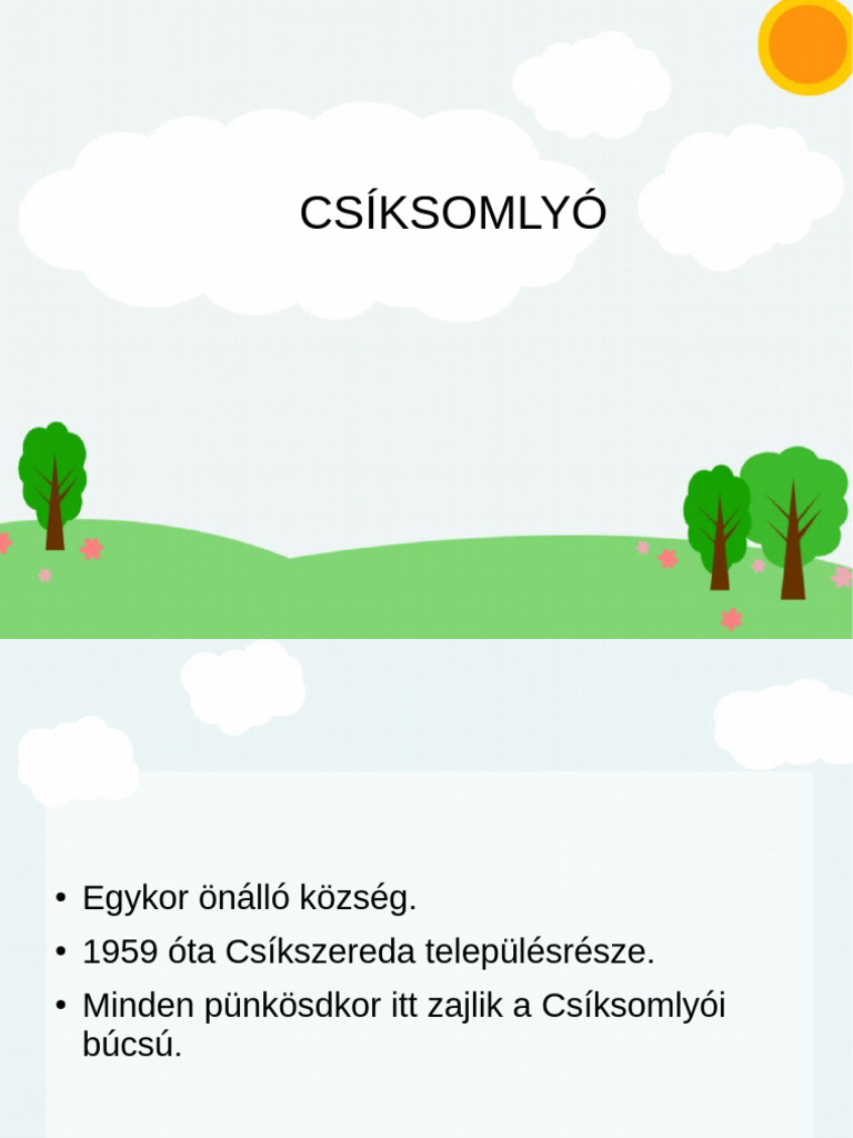 Csíksomlyó | PDF