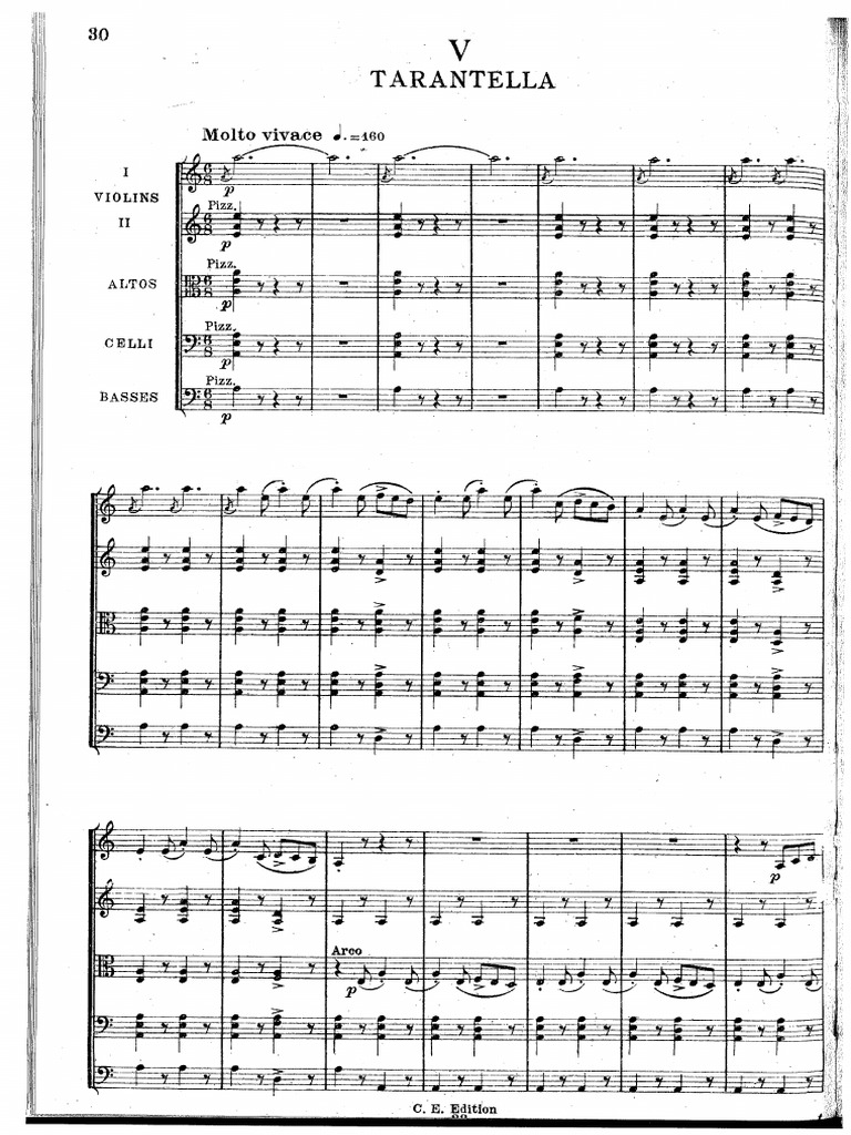 ESPOSITO Neapolitan - Suite - V - Tarantella | PDF