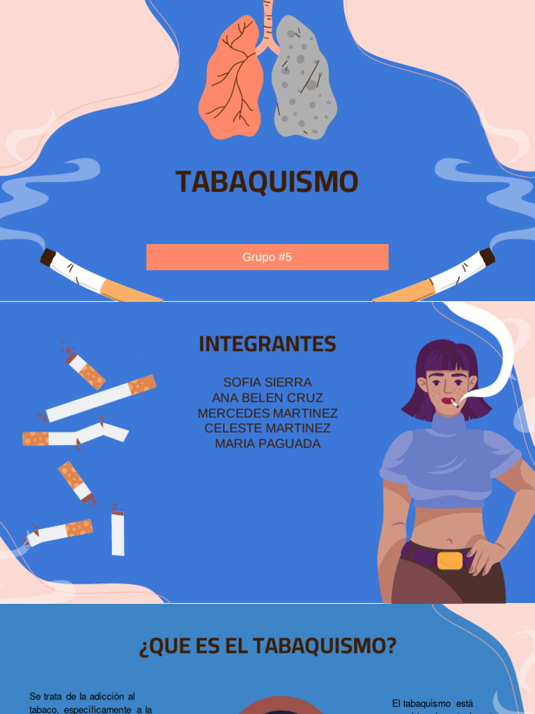 Tabaquismo: Adicción y Prevención | PDF | Nicotina | Fumar tabaco