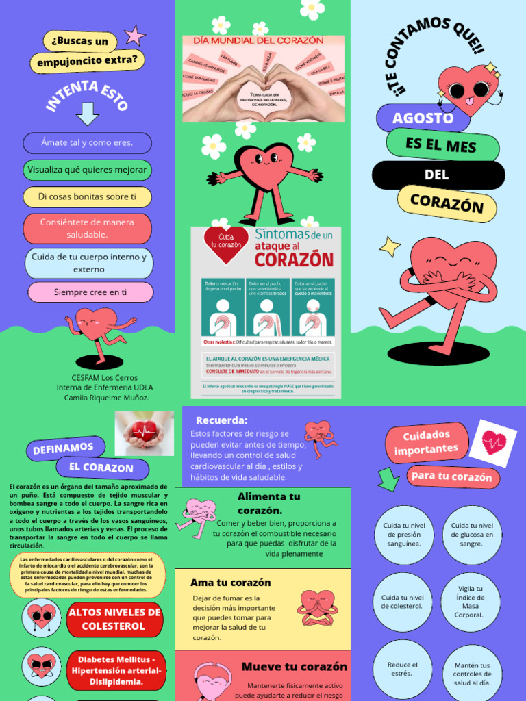 Triptico Mes Del Corazon | PDF | Sistema circulatorio | Corazón Triptico Mes Del Corazon | PDF | Sistema circulatorio | Corazón