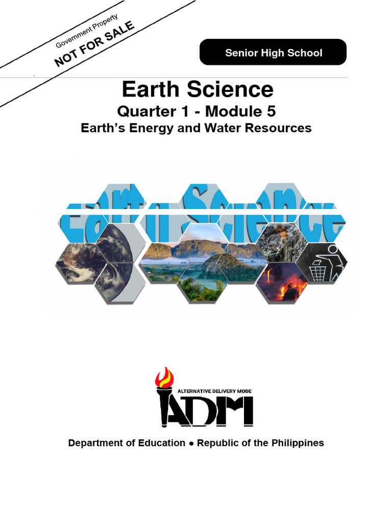 EarthScience12 Q1 Mod5 Earths Energy and Water Resources v3 | PDF ...