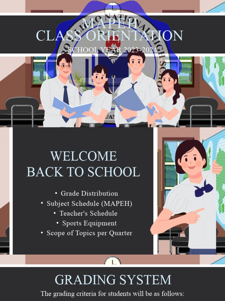 School Class Orientation Education Presentation - 20230829 - 062823 ...