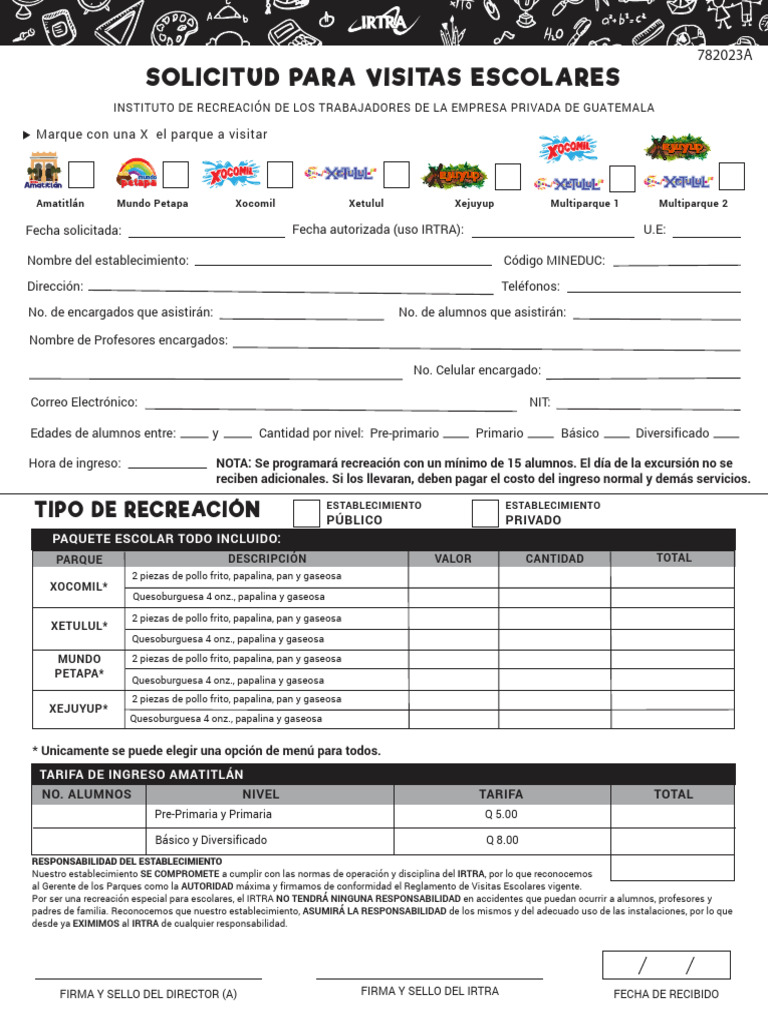 Formulario Escolar NUEVO | PDF