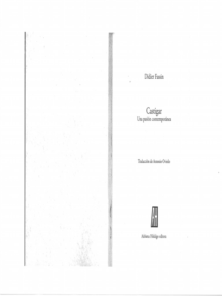 Didier Fassin - Castigar | PDF