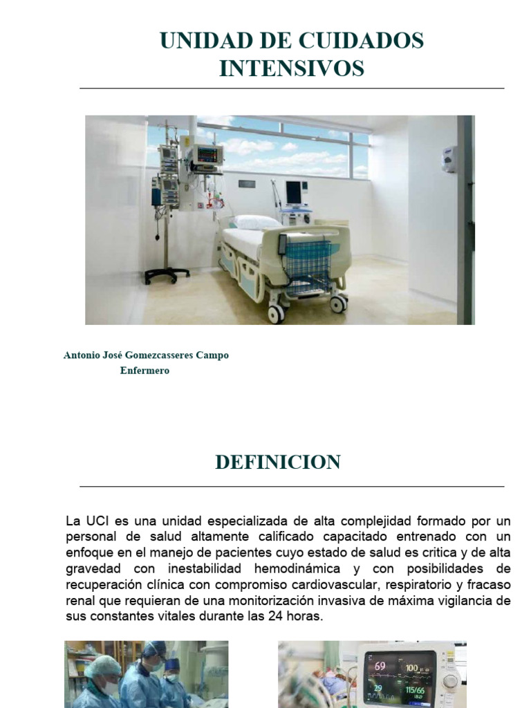 Estructura Uci | PDF | Unidad de Cuidados Intensivos | Enfermería