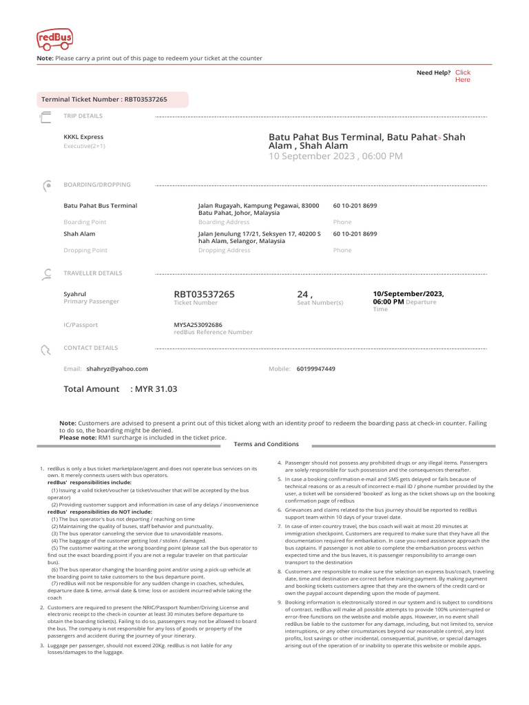 Ticket | Download Free PDF | Bus | Service Industries