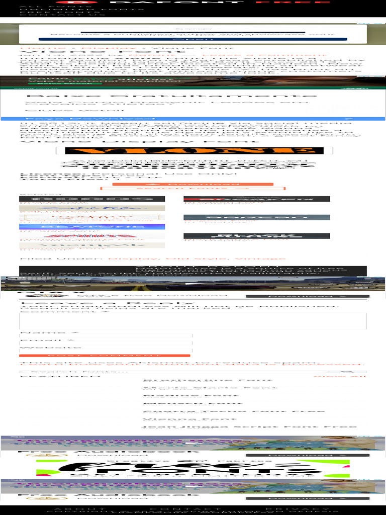 Vlone Font - Dafont Free | PDF | Typefaces | Typography