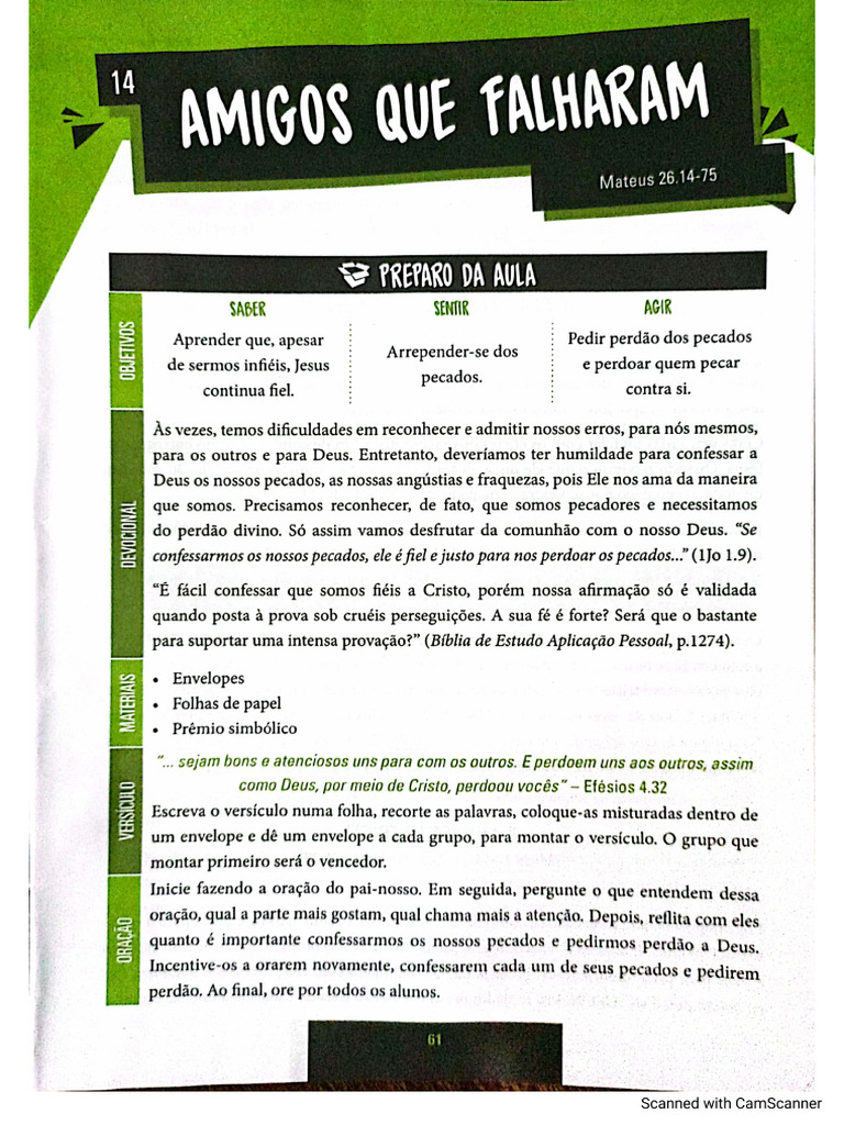 14 - Amigos Que Falharam | PDF