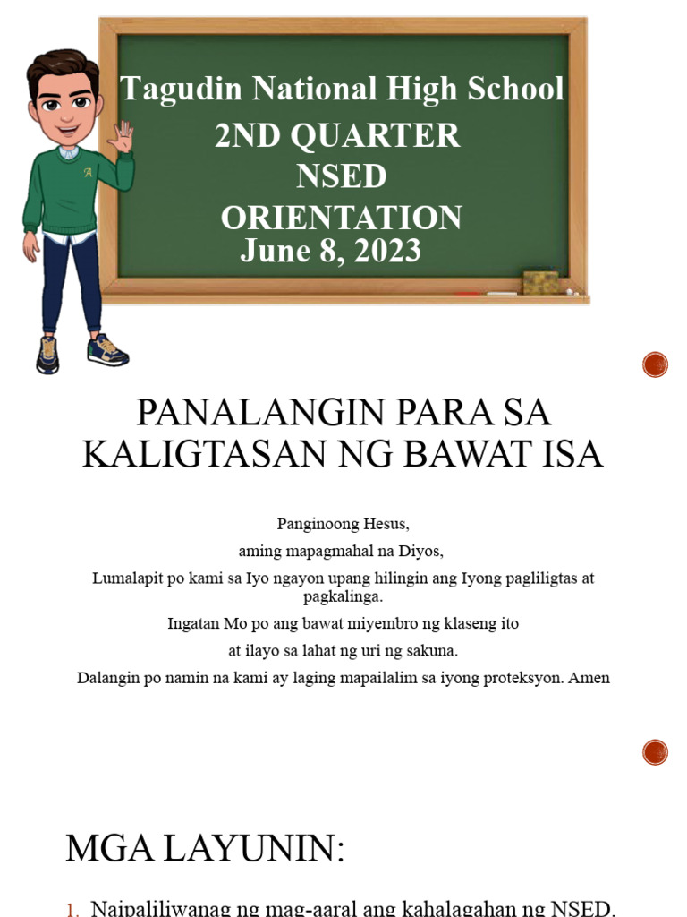 NSED 2Q Orientation | PDF