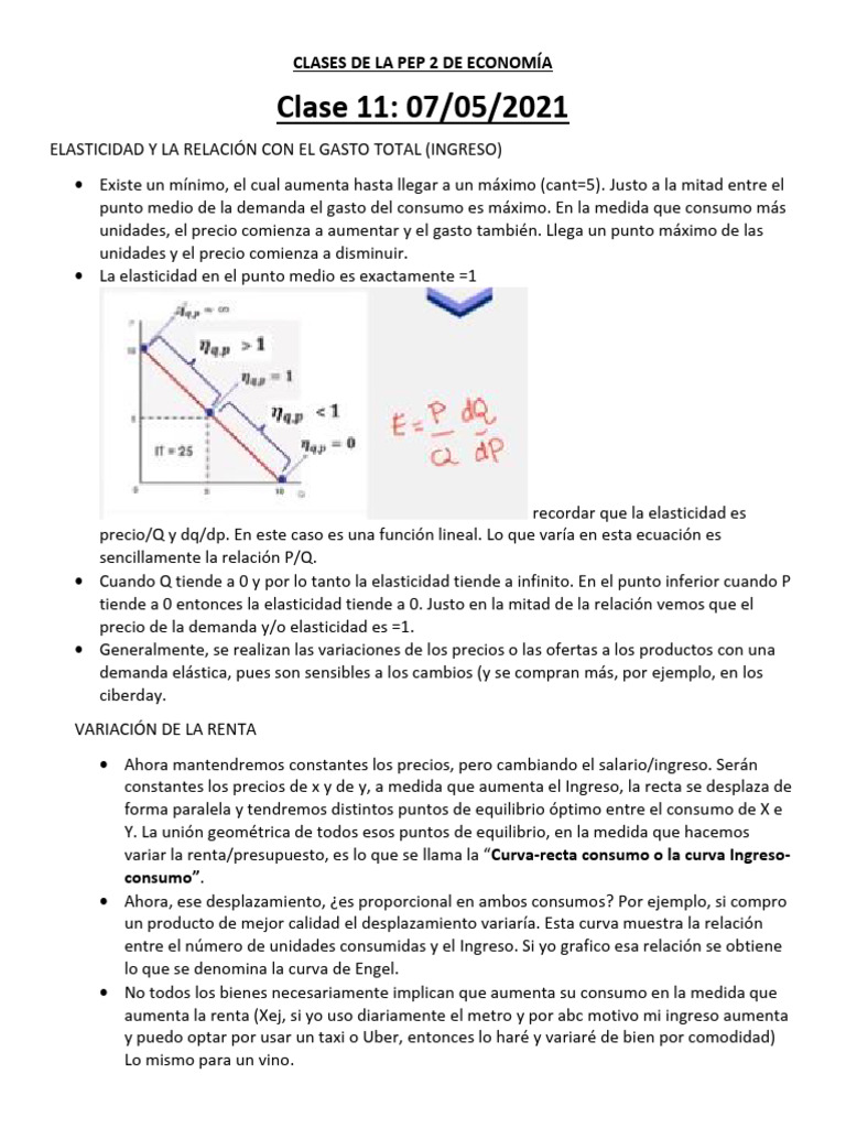 Clases Pep 2 Econo | PDF | Oferta y demanda | Excedente económico