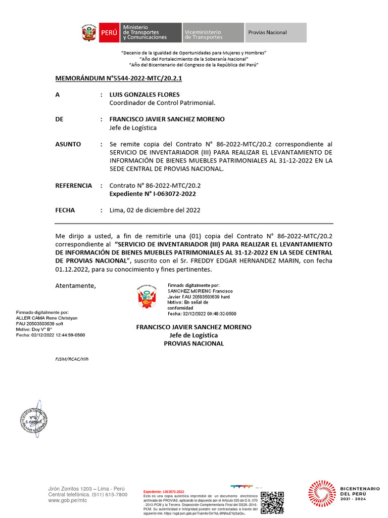 Memo 5544-2022-MTC-20.2.1 | PDF