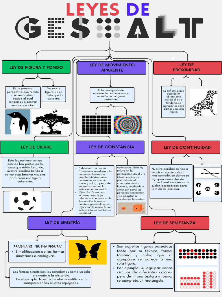 Leyes de la Gestalt en Percepción Visual | PDF | Percepción | Neurociencia
