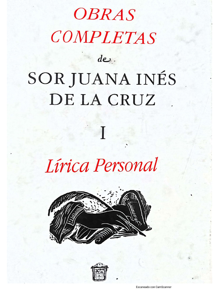 Poemas Sor Juana I | PDF