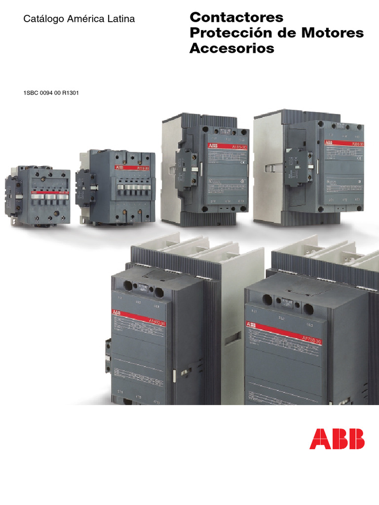 Catálogo de Contactores ABB | PDF | Bienes manufacturados | Equipo