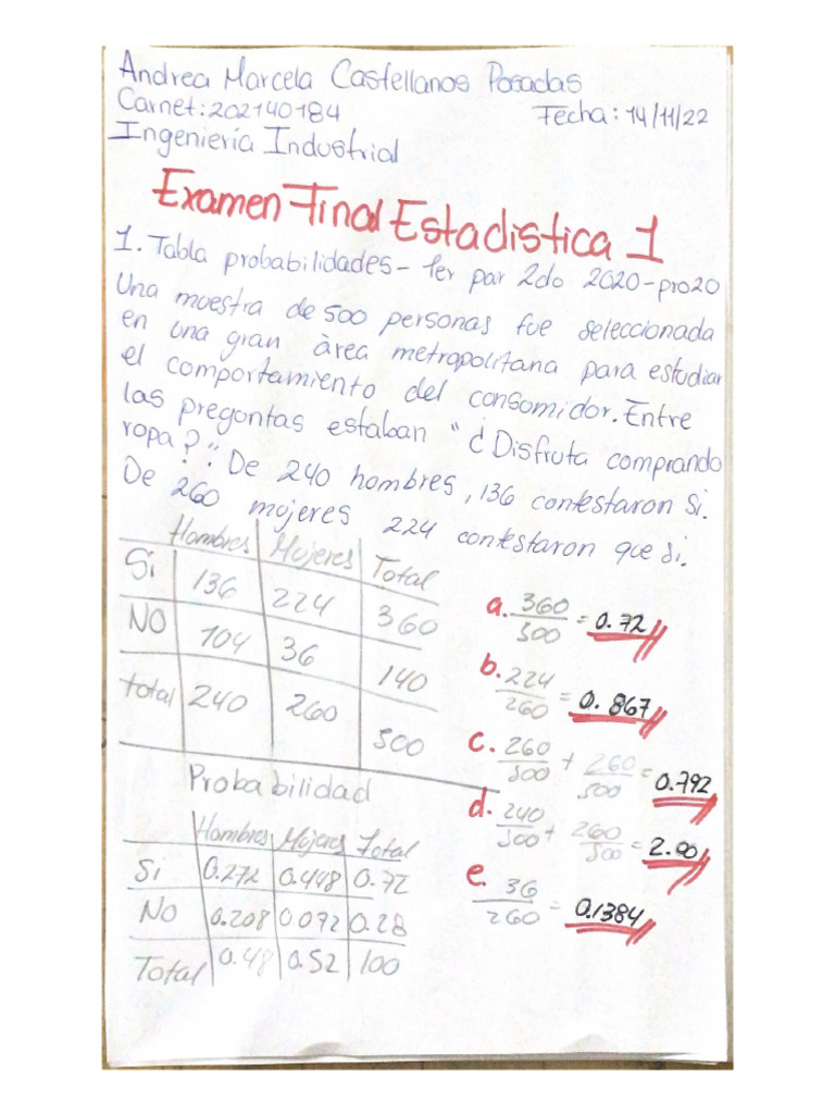 E1 Ex Final 2do Sem 2022 202140184 Andrea Marcela Castellanos Posadas | PDF