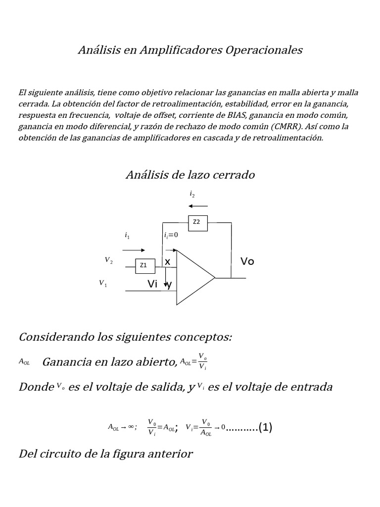 Ampl Retr Cascada | PDF | Amplificador operacional | Ingeniería Informática