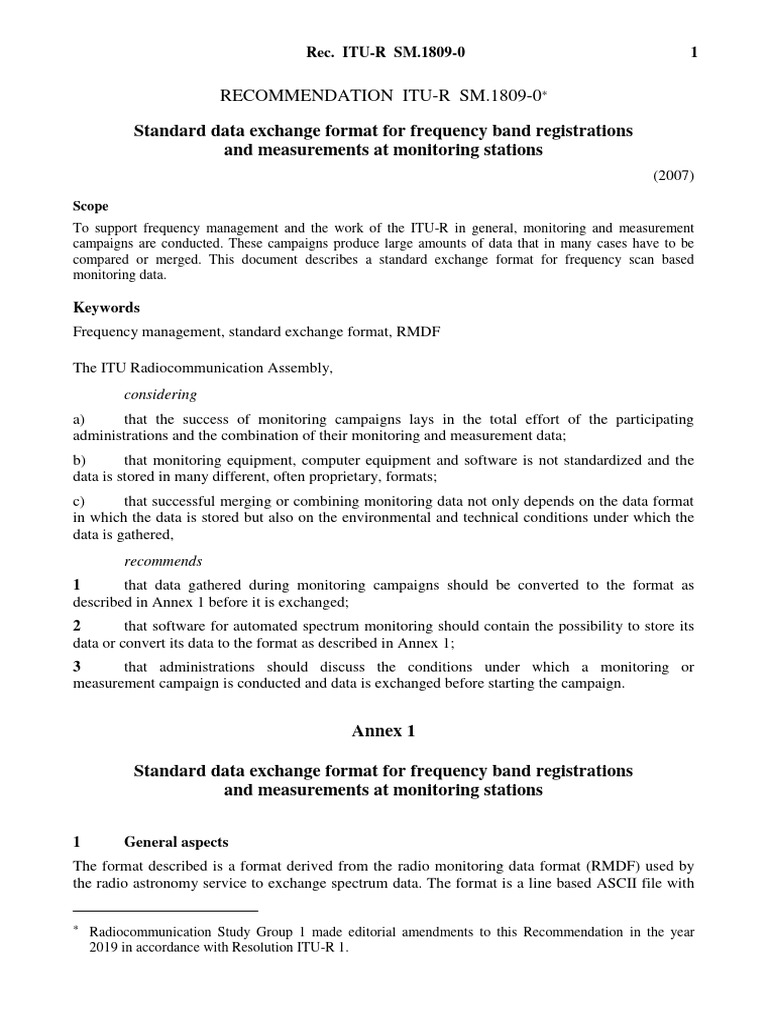 R Rec Sm 1809 0 200704 I Pdf E Pdf Sampling Signal Processing Bandwidth Signal Processing