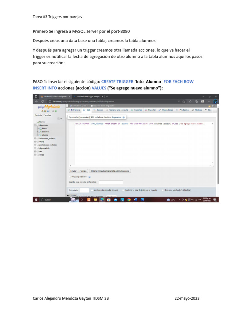 Triggers | PDF | Informática