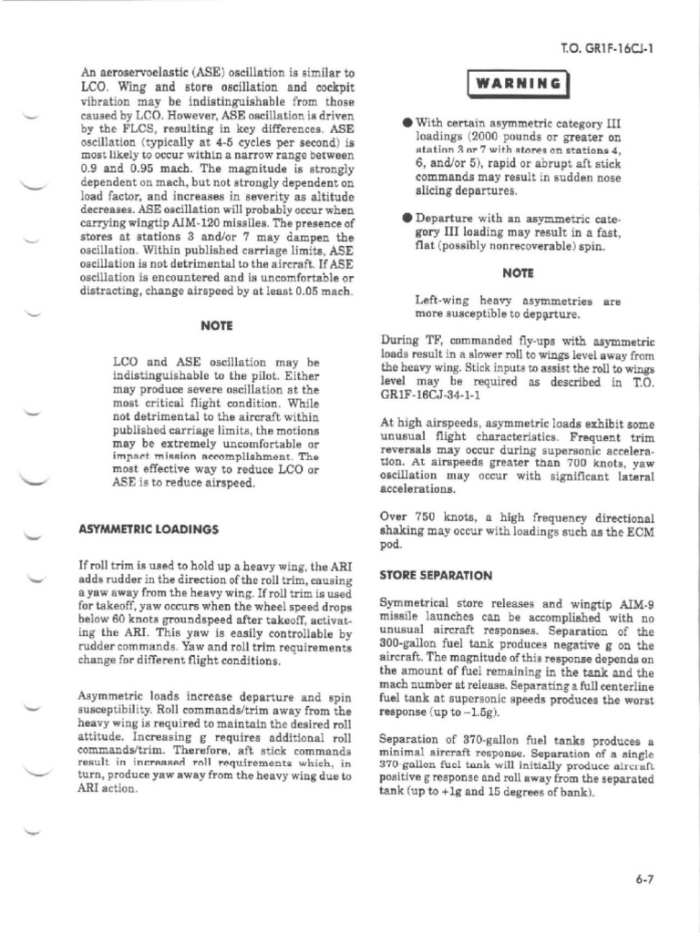 F 16C D Flight Manual - Compressed 401 428 | PDF