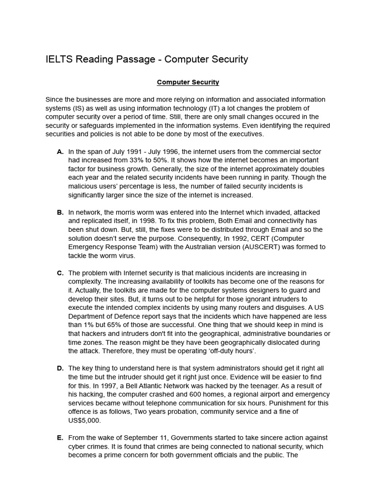 Ielts General Reading Practice Test 2 364f2b7c4a | PDF | Security ... Ielts General Reading Practice Test 2 364f2b7c4a | PDF | Security ...