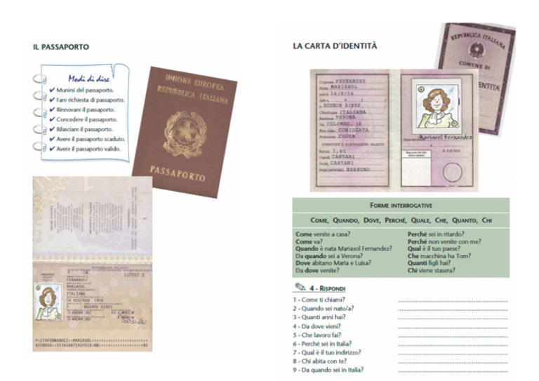 Documenti Italiani - Pronomi Interrogativi | PDF