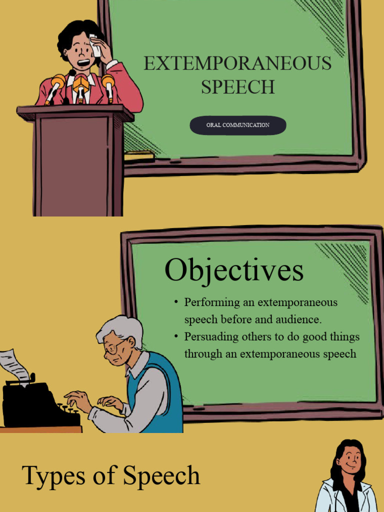 Extemporaneous Speech gRADE6 | PDF
