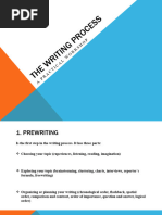 5 Steps of The Writing Process Chart | PDF | Written Communication ...