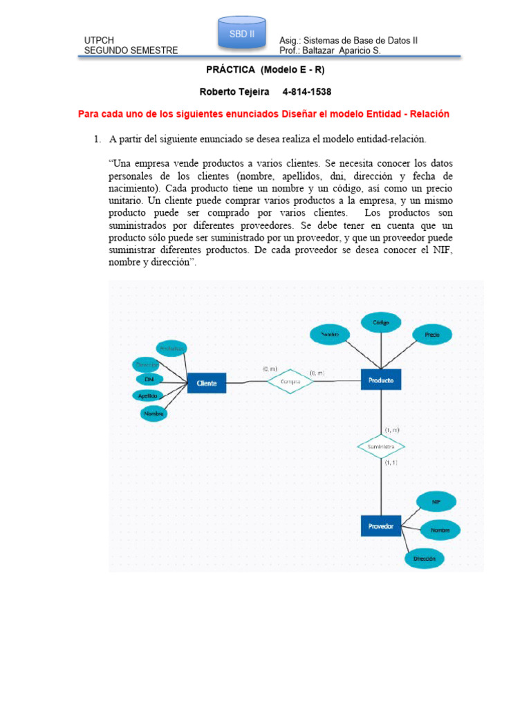 Modelo Entidad Relacion | PDF | Bases de datos | Informática