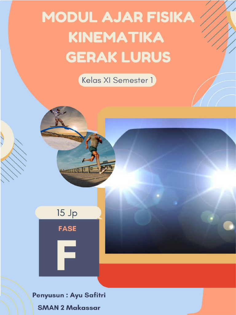 Modul Ajar Fisika Materi Kinematika Gerak Lurus | PDF