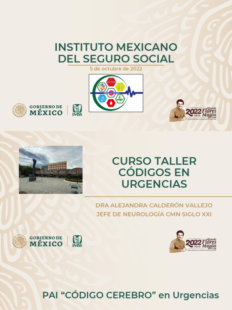 IMSS-Presentacion-2022 CODIGO CEREBRO | PDF | Carrera | Infarto de ...