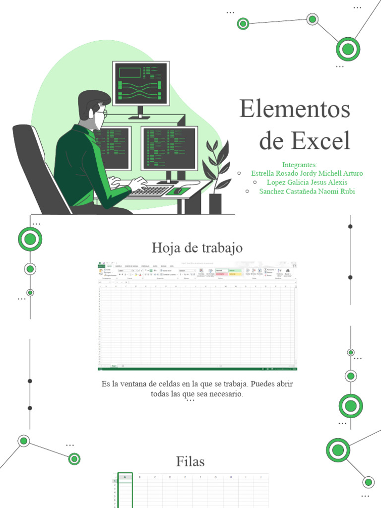 Elementos de Excel | Descargar gratis PDF | Microsoft Excel | Hoja de cálculo