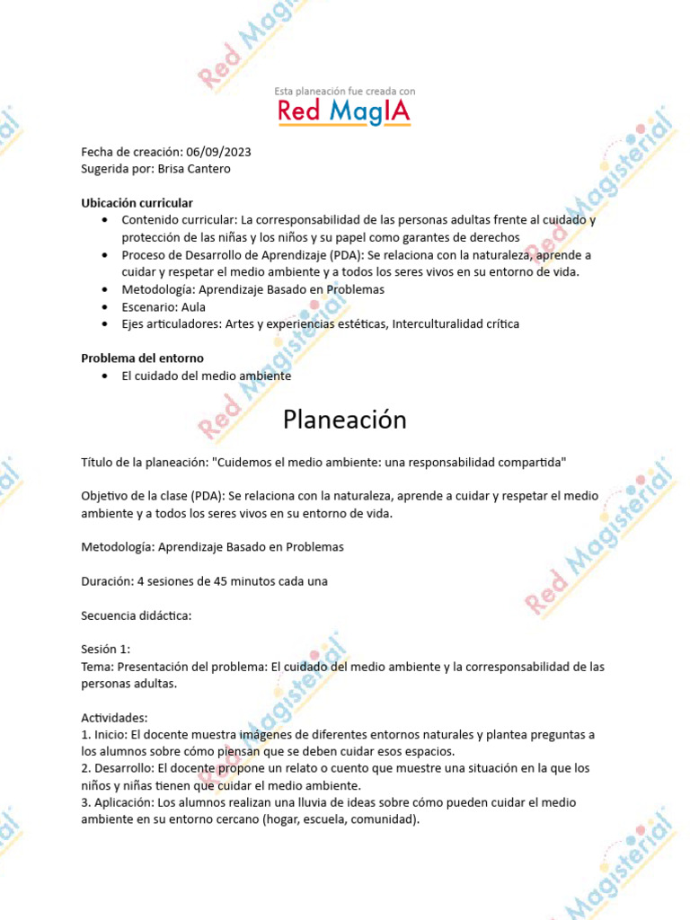 Red MAgIA - Se Relaciona Con La Naturaleza, Aprende A Cuidar y Respetar ...
