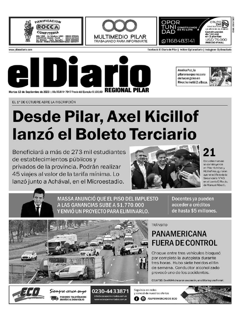 El Diario de Pilar 12-09-23 | PDF