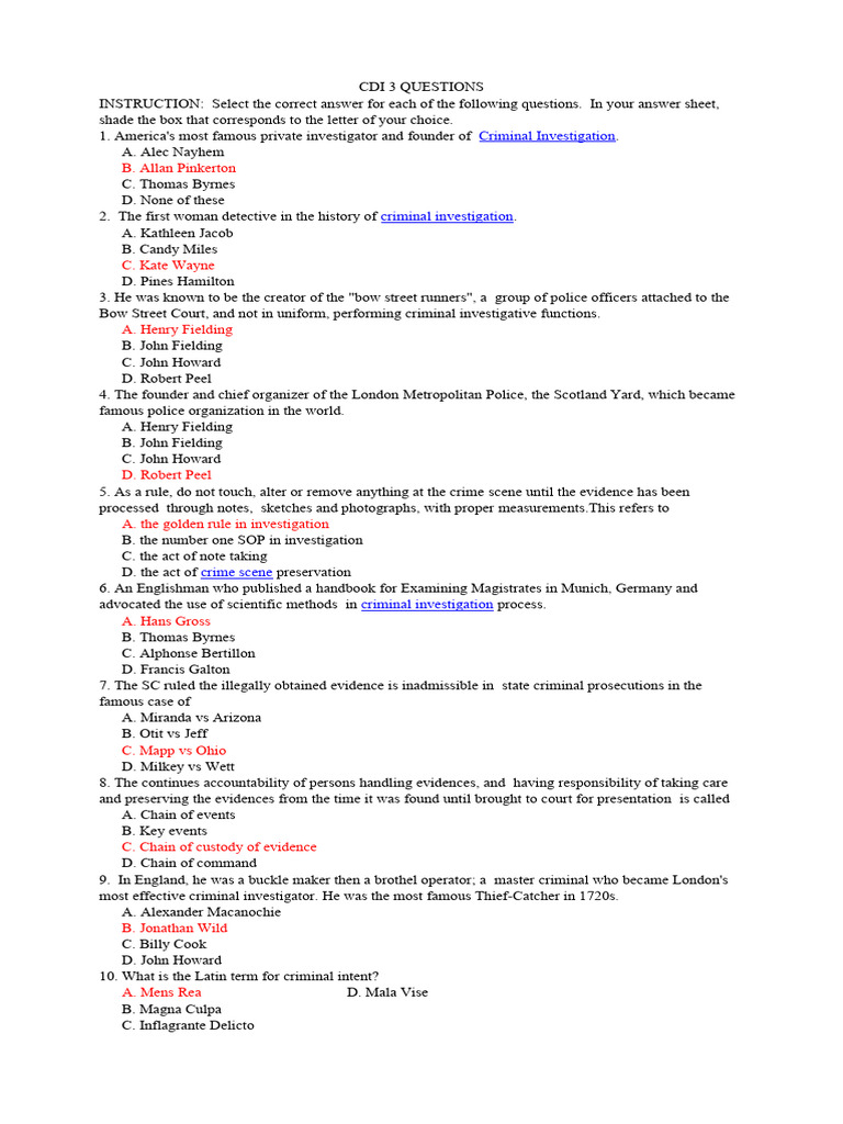 CDI 3 QUESTIONS For Submission | PDF | Fires | Drugs