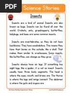 Life Science Stories Comprehension Birds | PDF