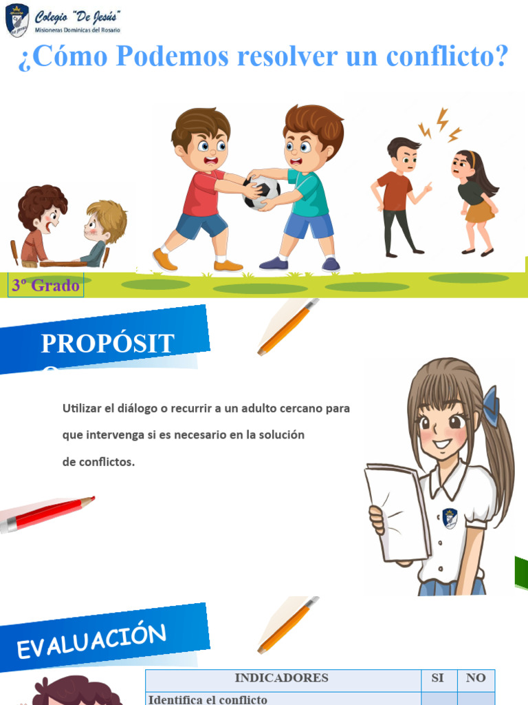 Como Podemos Resolver Un Conflicto | PDF | Crecimiento personal y ...