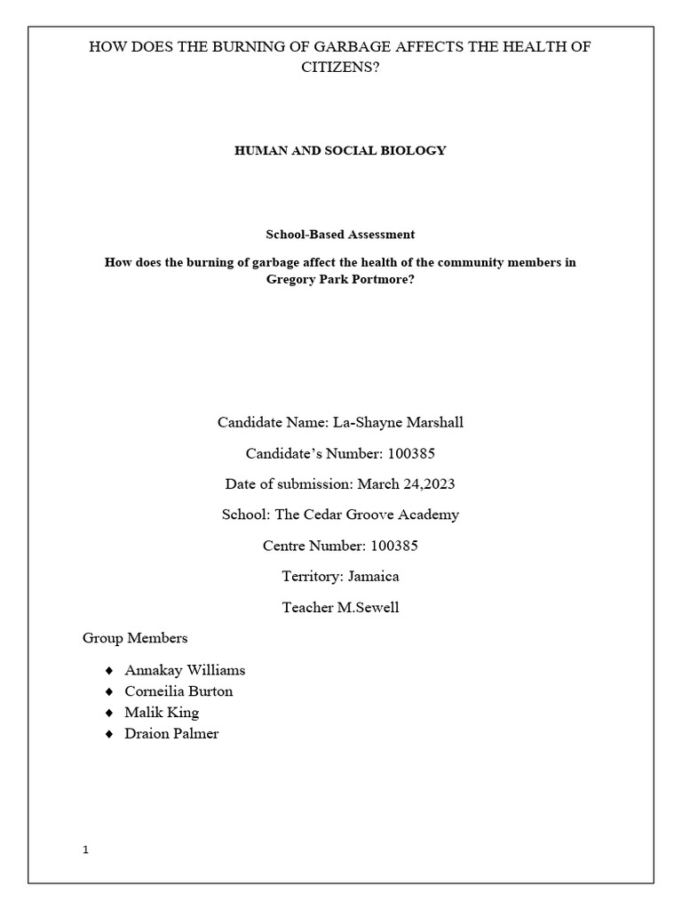 HSB Sba | PDF | Waste Management | Waste