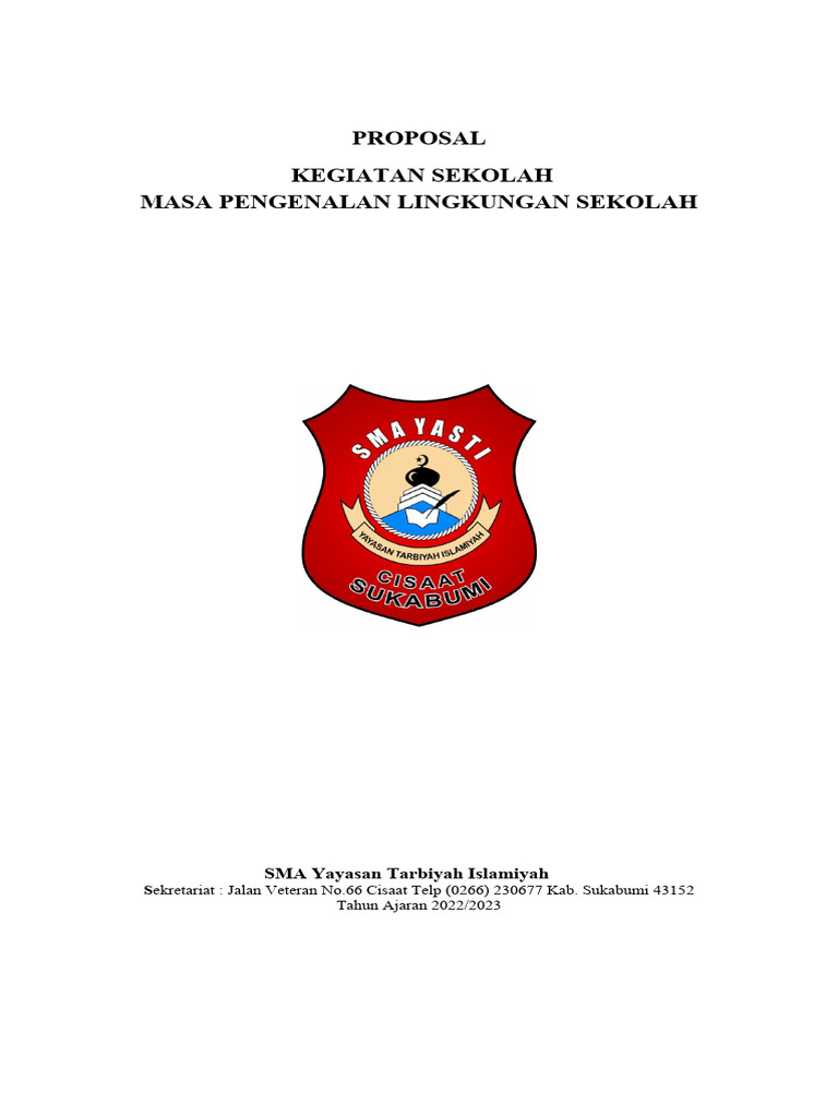MPLS SMA YASTI 2023: Panduan Kegiatan | PDF