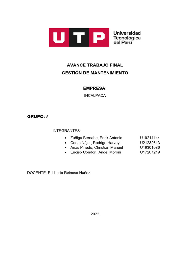 Avance Trabajo Final Grupo8 | PDF | Business | Economias