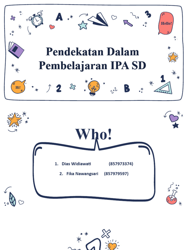 Pendekatan Dalam Pembelajaran IPA SD | PDF