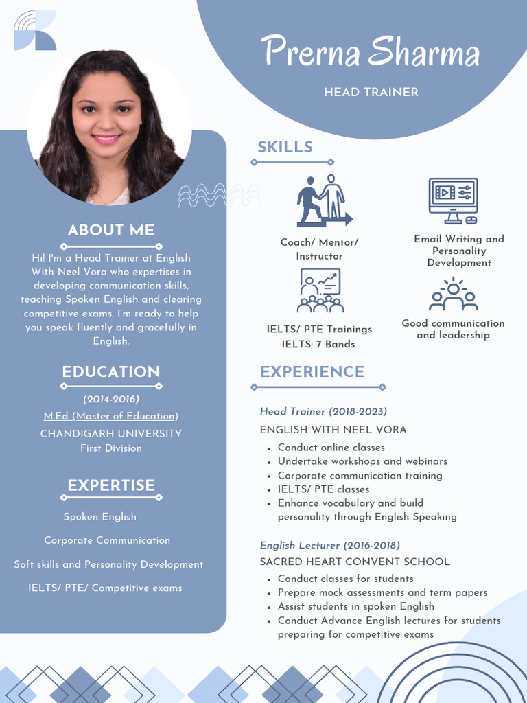 Ms. Prerna Sharma Profile | PDF