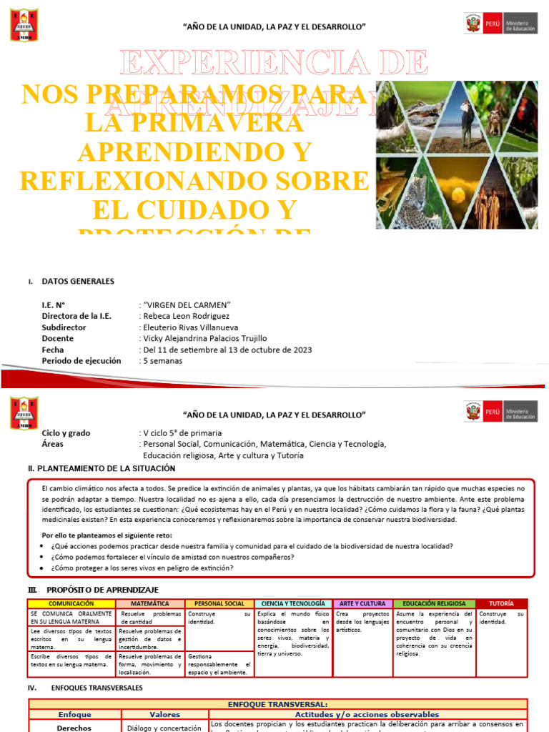 Experiencia de Aprendizaje N°4 - 32133 | PDF | Aprendizaje | Números Experiencia de Aprendizaje N°4 - 32133 | PDF | Aprendizaje | Números