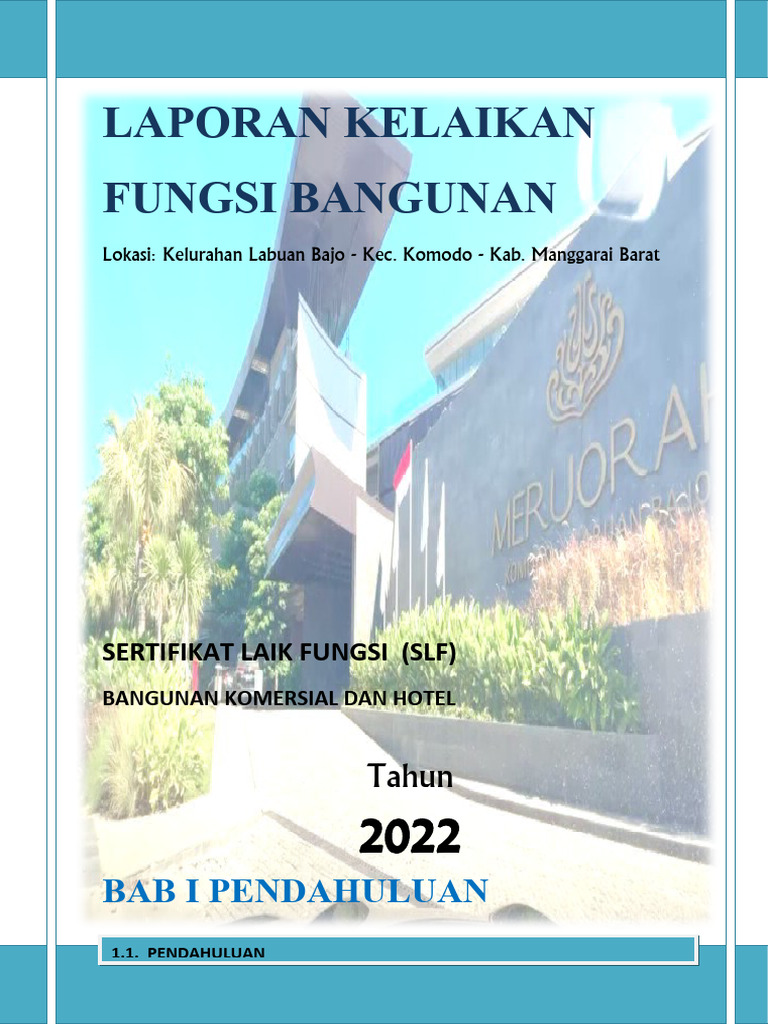 Format Laporan SLF | PDF