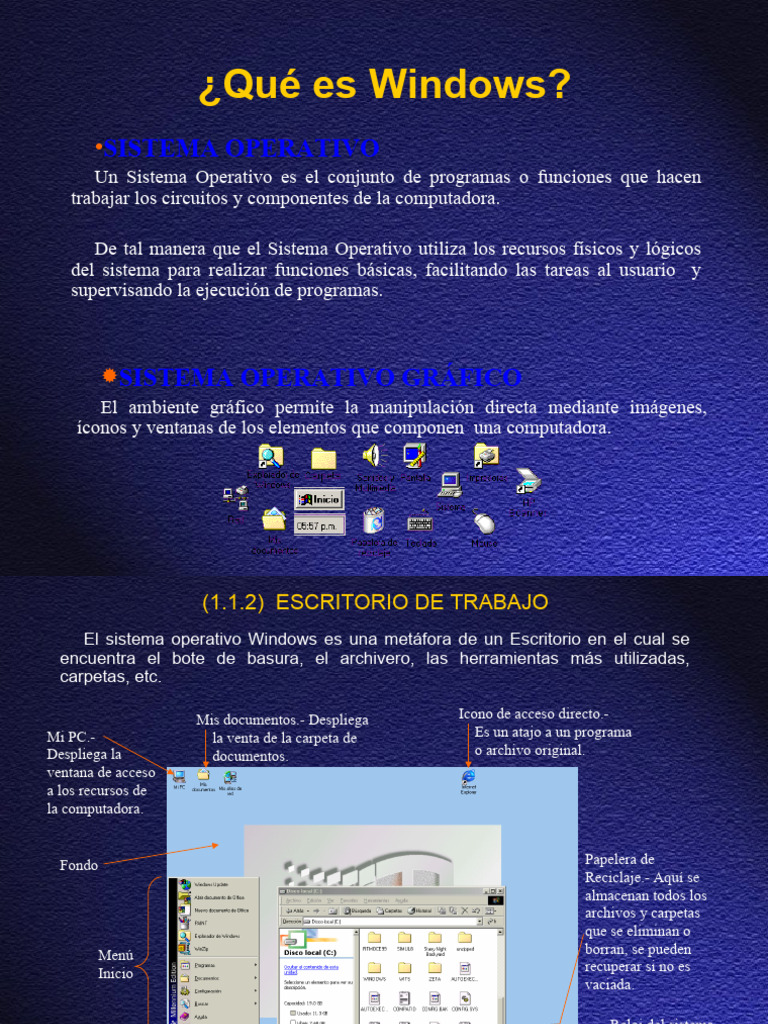Windows | PDF | Interfaces gráficas de usuario | Ingeniería Informática