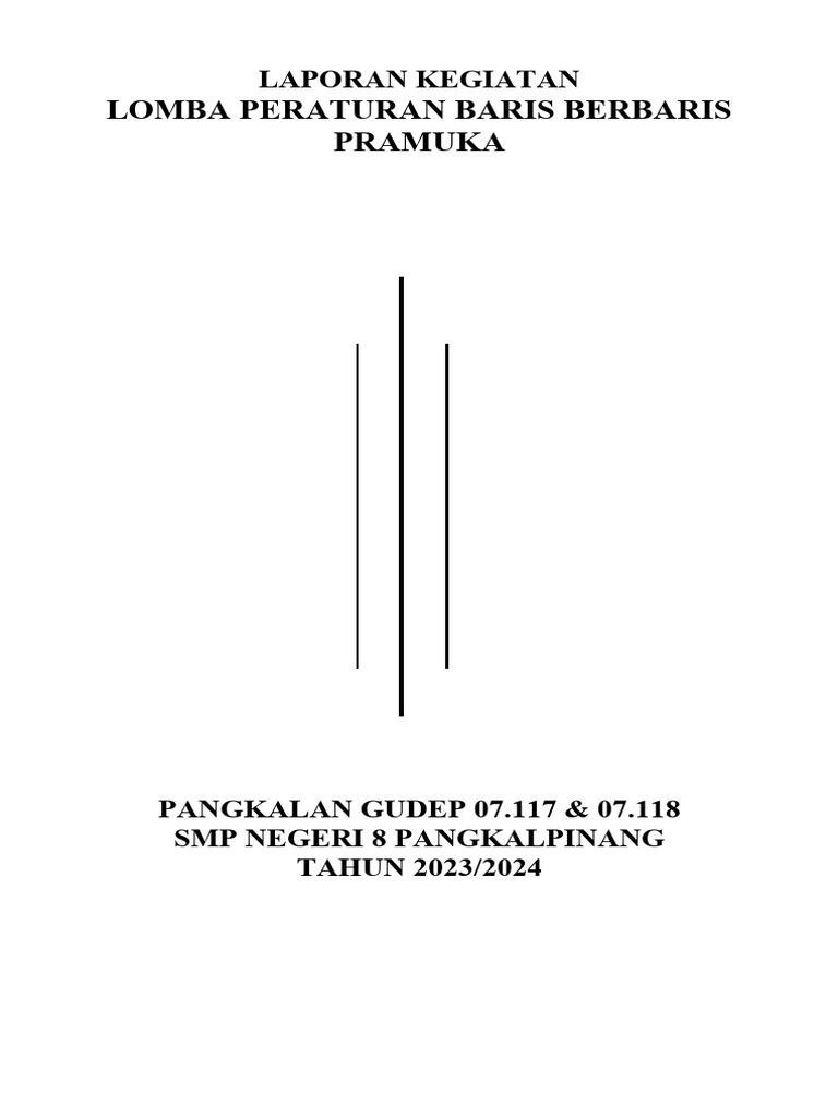 Proposal Kegiatan PBB Pramuka | PDF