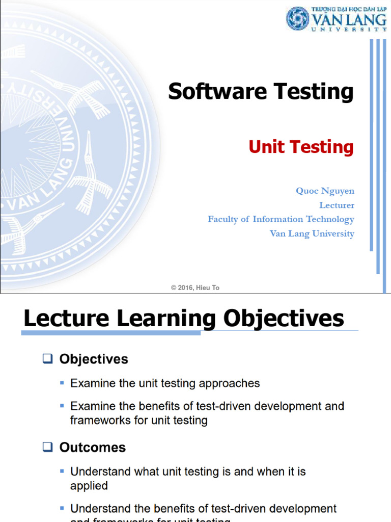 ST10 Unit Testing | PDF | Finance & Money Management